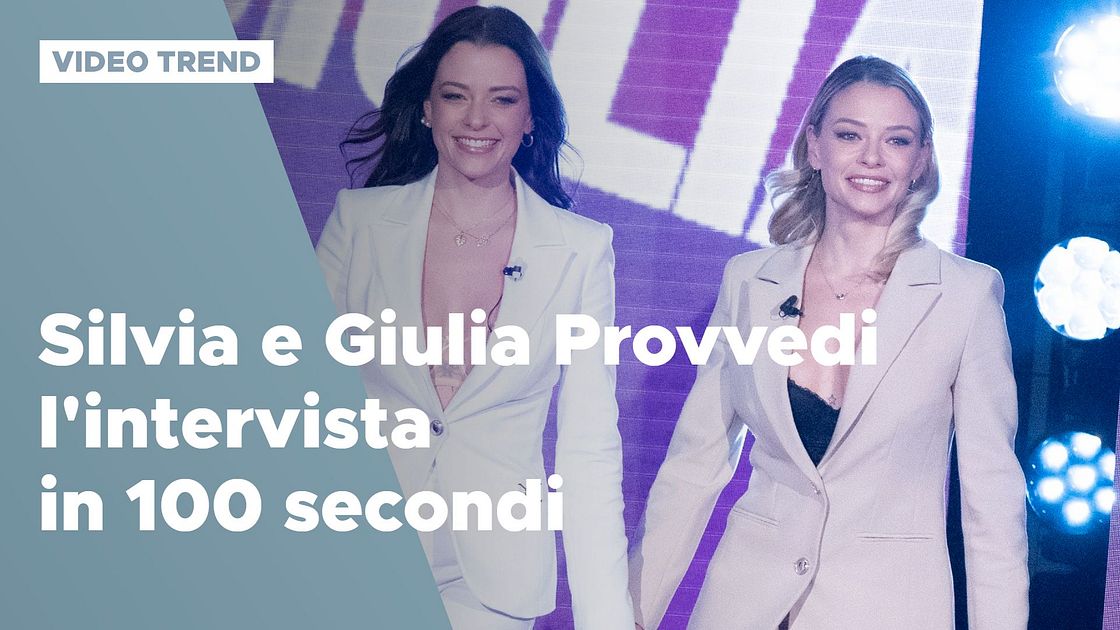 Silvia e Giulia Provvedi, l'intervista in 100 secondi | Mediaset Infinity