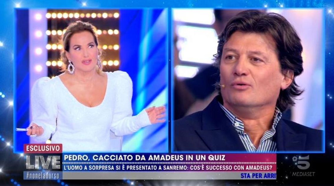 Pedro Valti, il concorrente cacciato da Amadeus | Mediaset Infinity