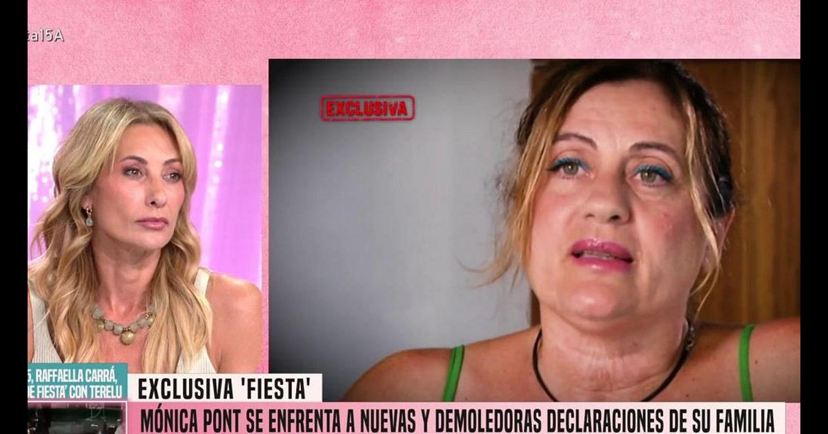 Fiesta: Eva, hermana de Mónica Pont, se suma al ataque de su madre ...