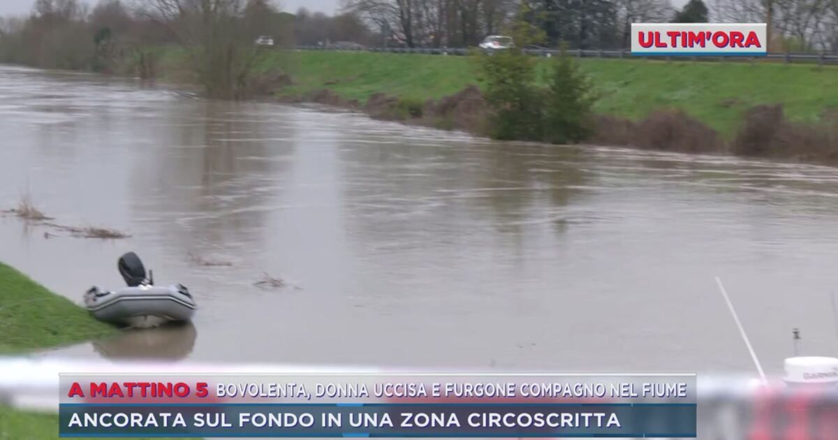 Mattino Cinque: Bovolenta, donna uccisa e furgone compagno nel fiume ...