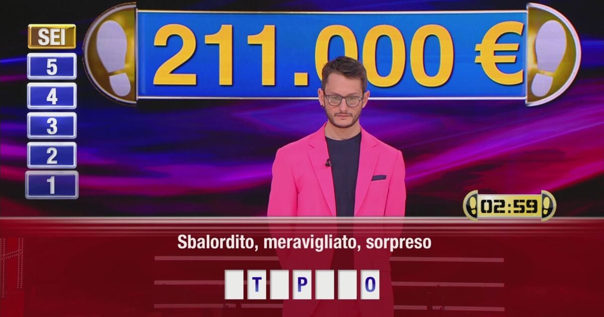 Caduta libera: Il campione Enrico e il gioco finale "Sei vincente" Video | Mediaset Infinity