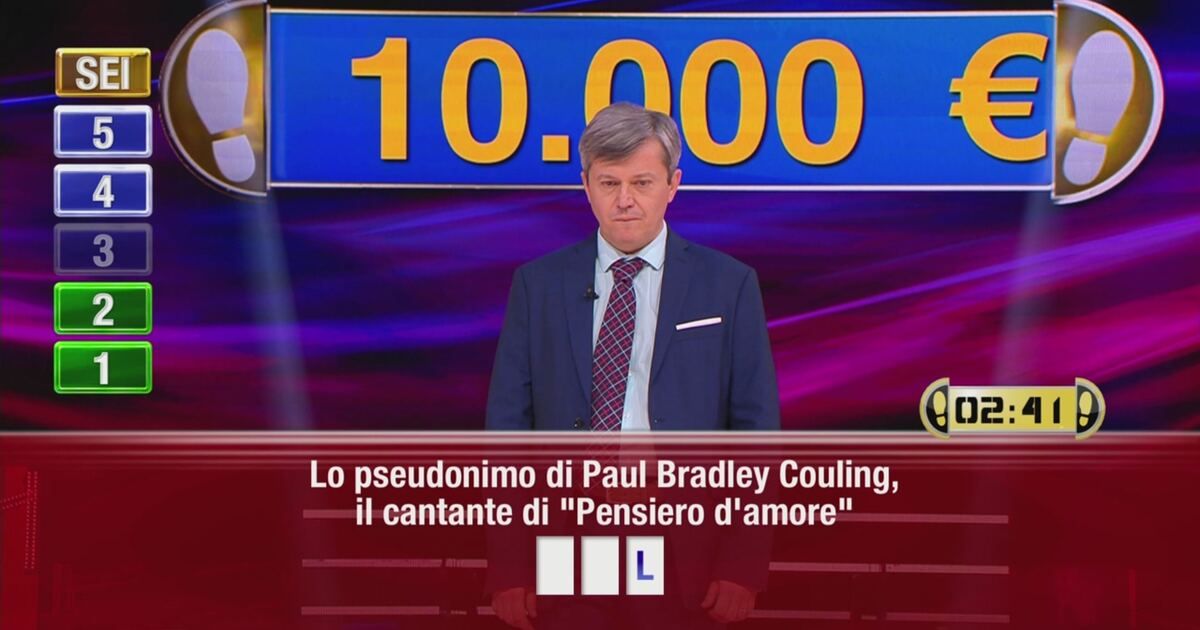Caduta libera: Paolo al gioco "Sei vincente" Video | Mediaset Infinity