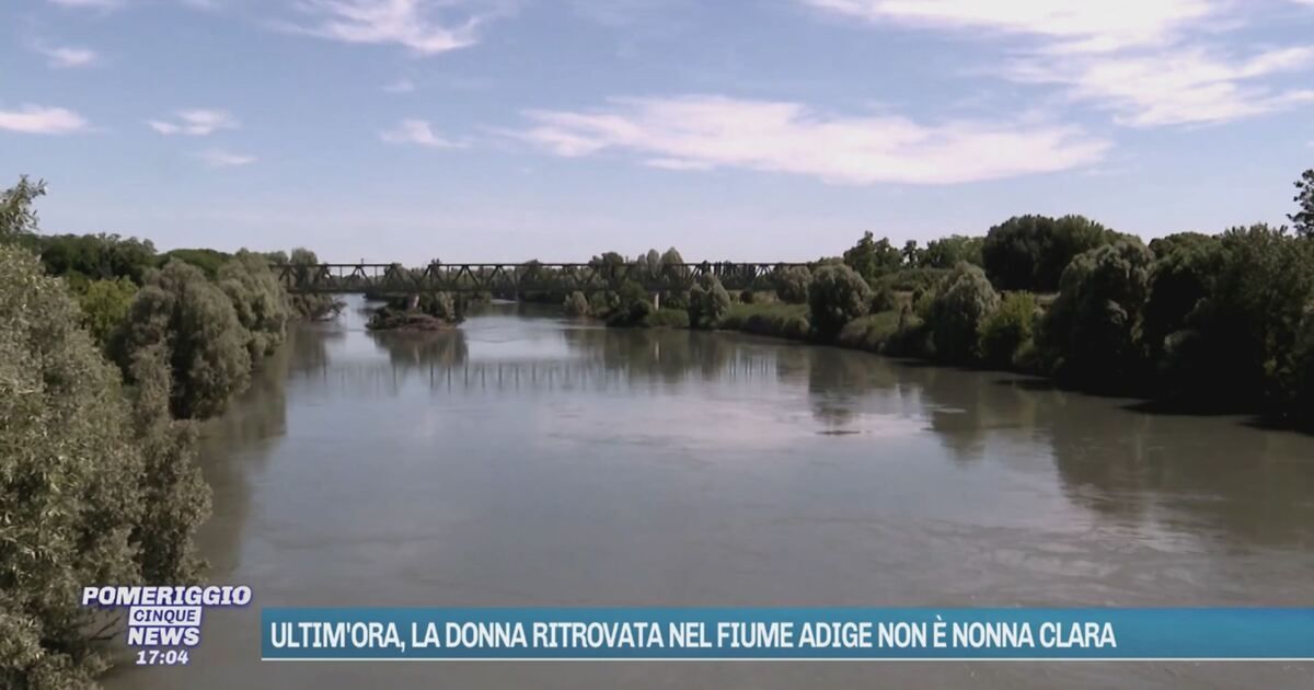 Pomeriggio Cinque: Ultim'ora, la donna ritrovata nel fiume Adige non è ...
