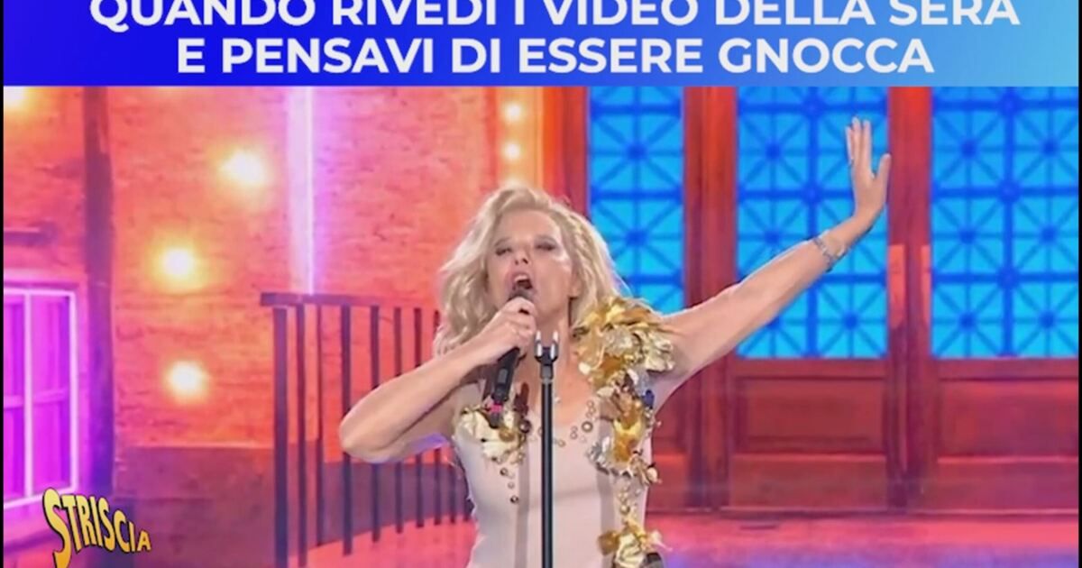 Striscia la notizia: Maria De Filippi in versione Anna Oxa Video ...