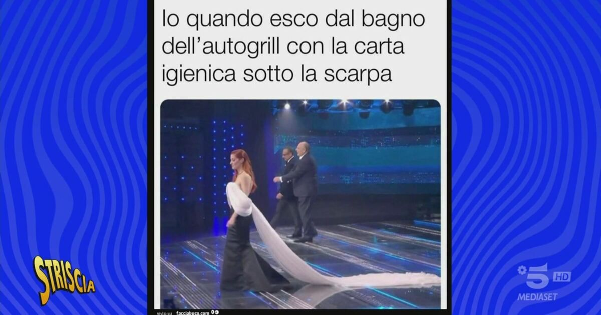 Striscia la notizia: I migliori meme della prima serata di Sanremo 2025 ...