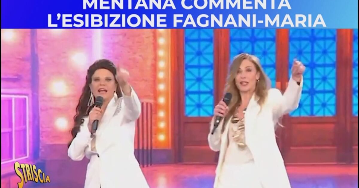 Striscia la notizia: Maria De Filippi e Francesca Fagnani si scatenano ...