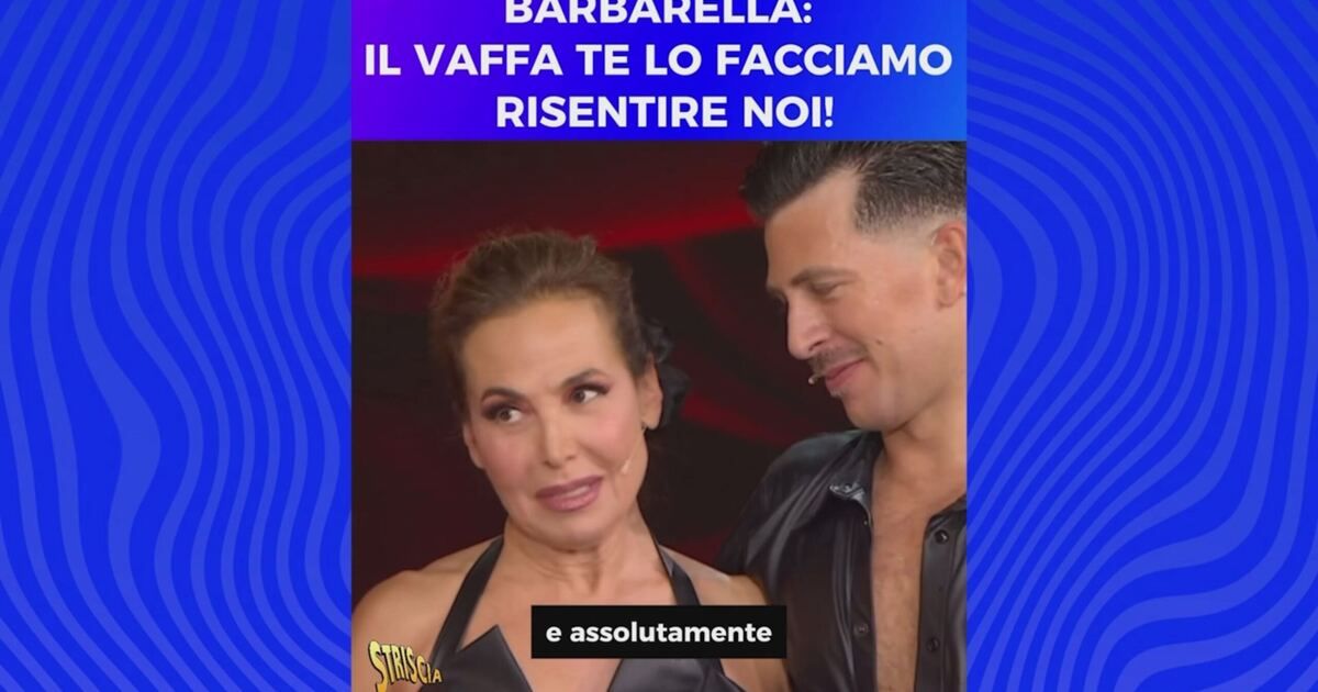 Striscia la notizia: Barbarella: il vaffa te lo rifacciamo sentire noi ...
