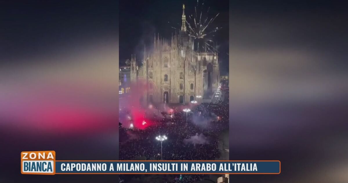 Zona Bianca: Capodanno a Milano: insulti in arabo all'Italia Video ...