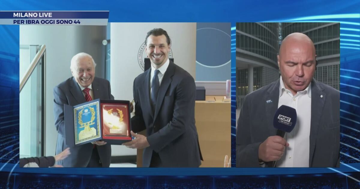 SportMediaset: Ibra premiato nel giorno dei suoi 44 anni: "Un onore ...