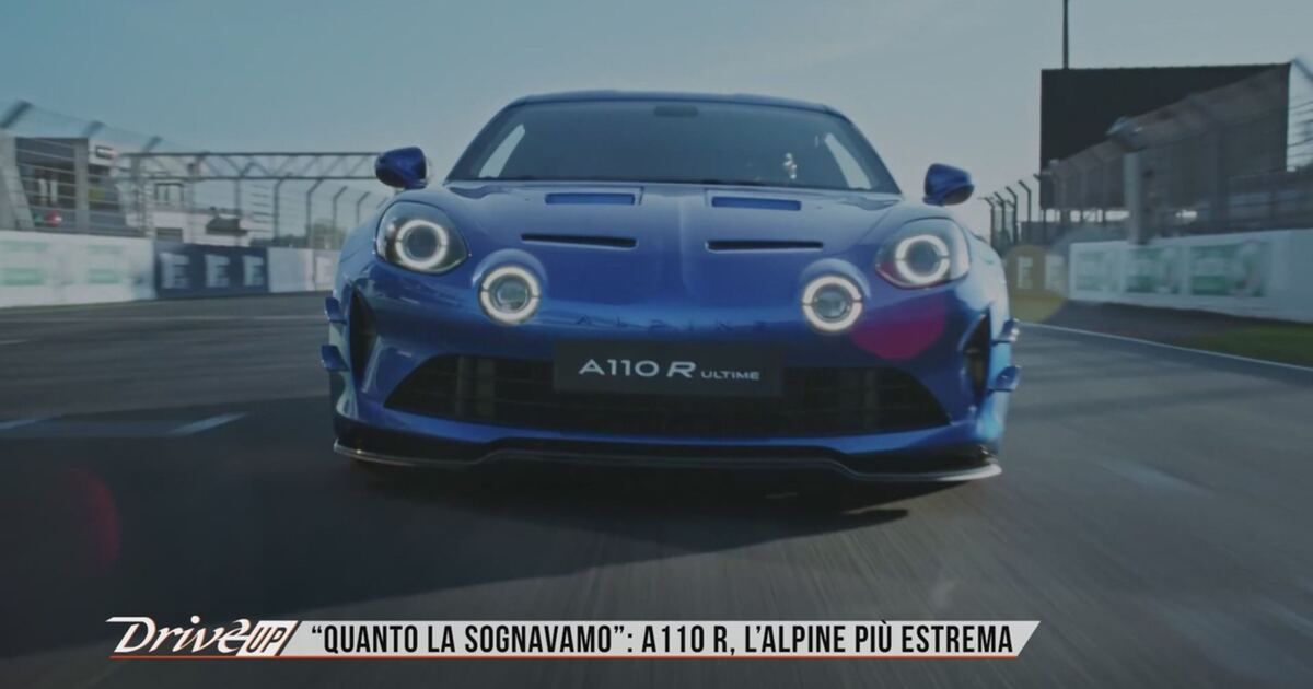 Drive Up: Alpine A110 R Ultime, "quanto la sognavamo" Video | Mediaset ...