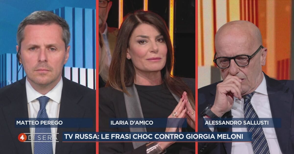4 di sera: L'attacco di Vladimir Solov'ëv a Giorgia Meloni Video ...