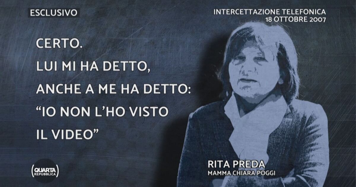 Quarta Repubblica: Un'intercettazione tra la madre di Chiara Poggi e ...