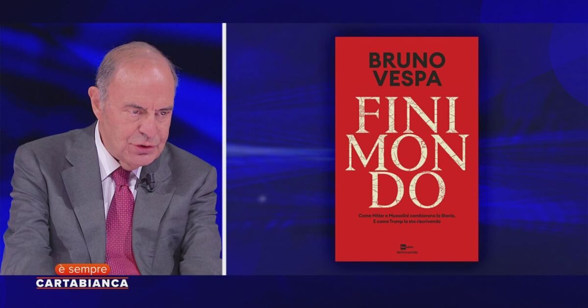 È sempre Cartabianca: Bruno Vespa e il libro "Finimondo" Video ...