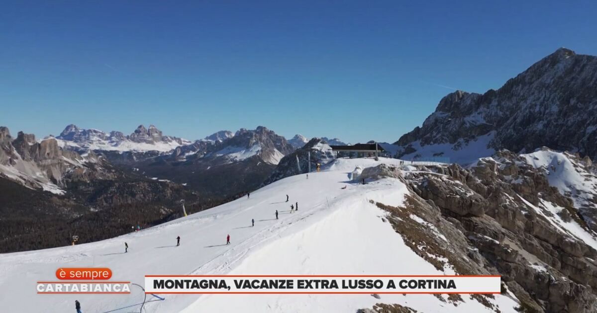 È sempre Cartabianca: Montagna, vacanze extra lusso a Cortina Video ...
