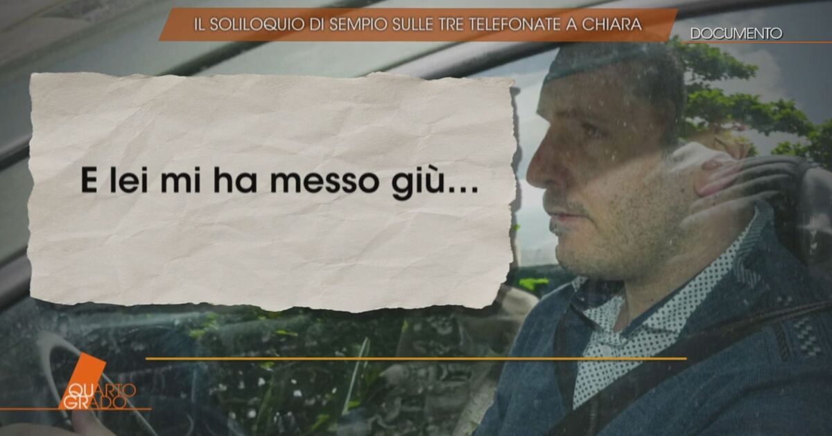 Quarto Grado: Garlasco, il soliloquio di Andrea Sempio sulle tre ...
