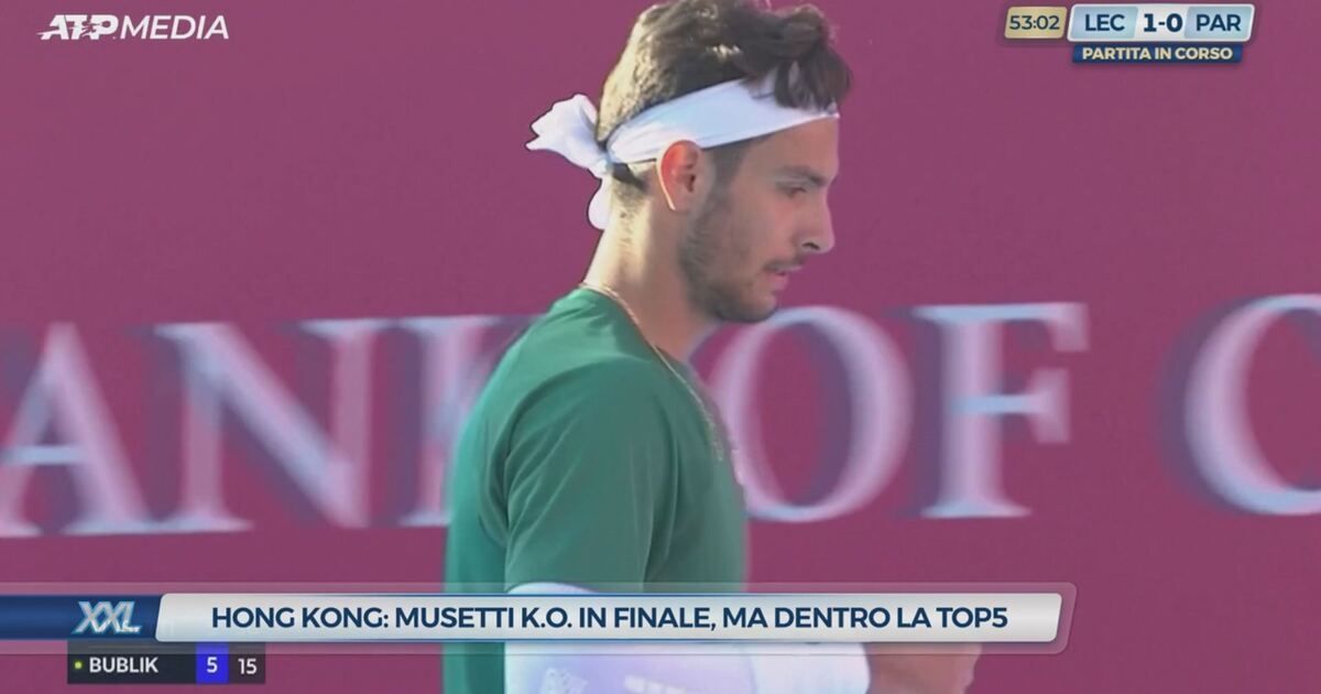 SportMediaset XXL: Hong Kong: Musetti k.o. In finale, ma dentro la top5 ...