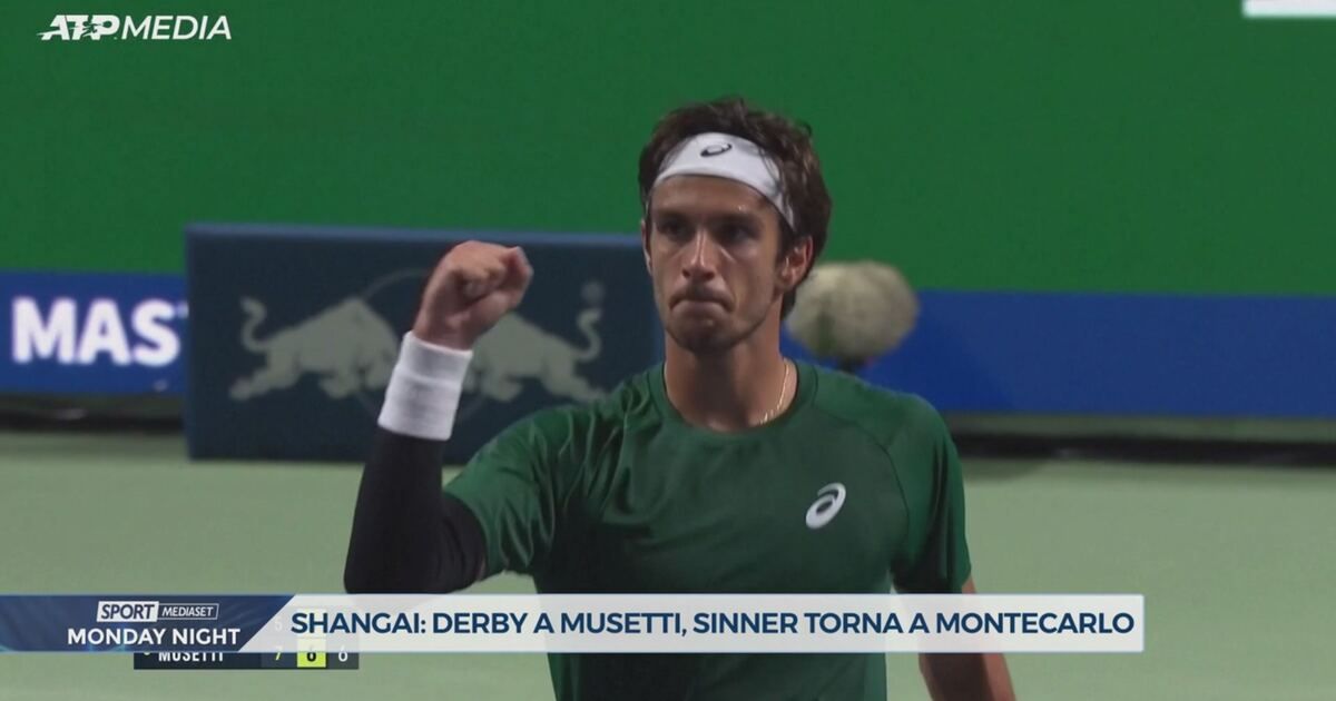SportMediaset Monday Night: Musetti vince il derby contro Darderi Video ...