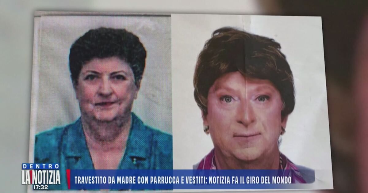 Dentro la Notizia: Travestito da madre con parrucca e vestiti: notizia ...