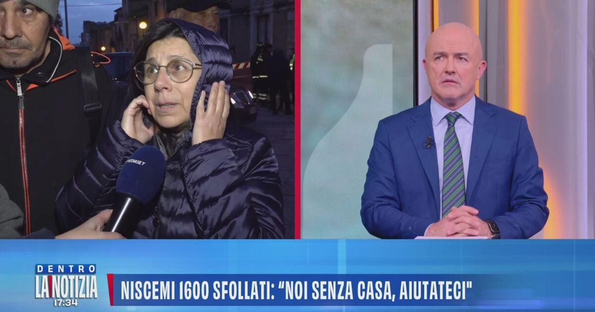 Dentro la Notizia: Niscemi, 1600 sfollati: "Noi senza casa, aiutateci ...