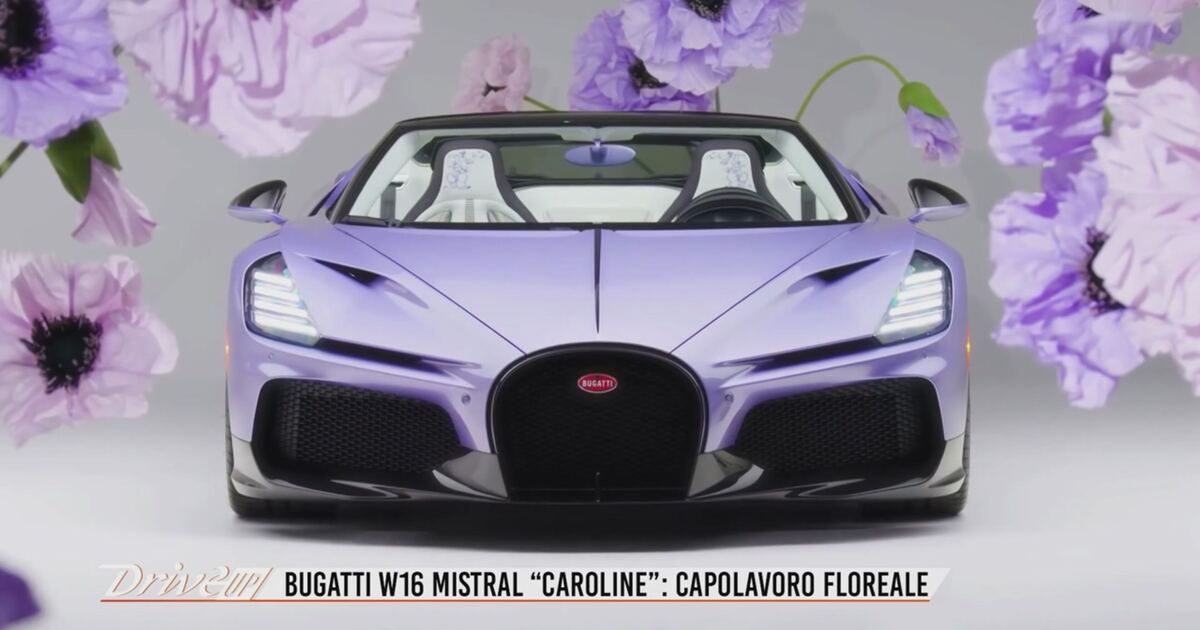 Drive Up: Bugatti W16 Mistral Caroline, dove l'arte incontra l'hypercar ...