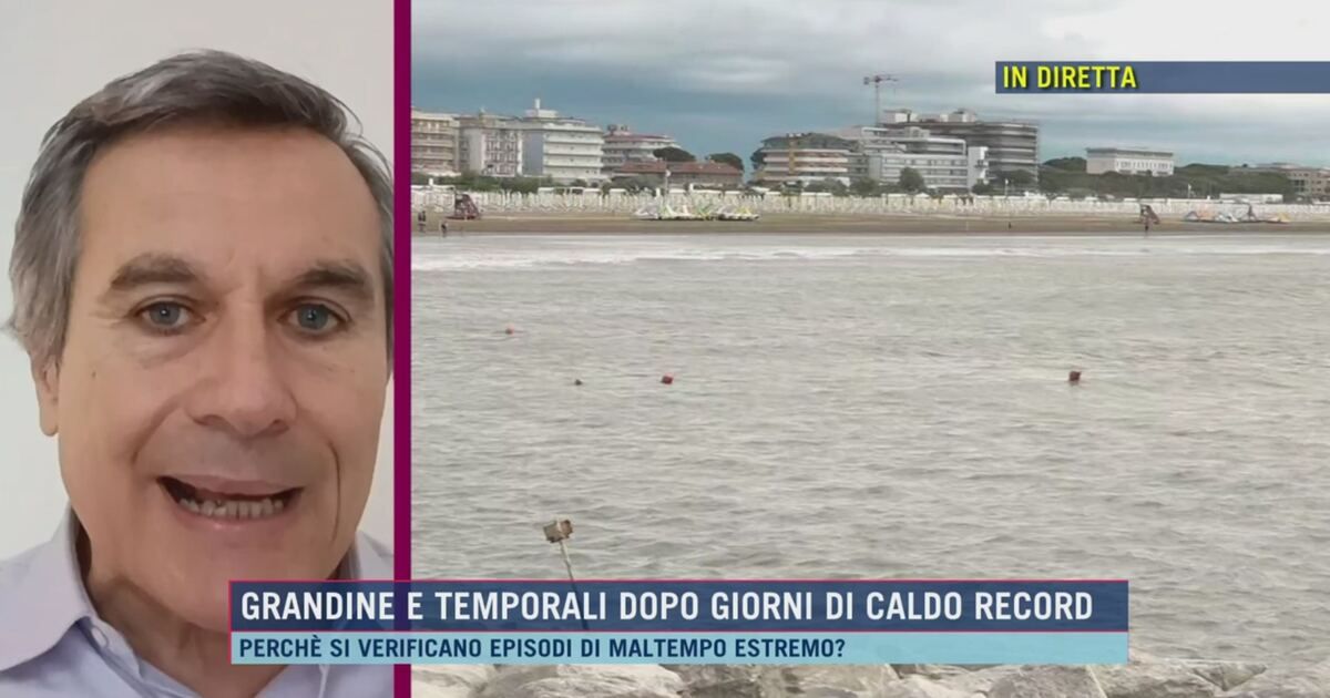 Morning news: Grandine e temporali dopo giorni di caldo estremo: parla ...