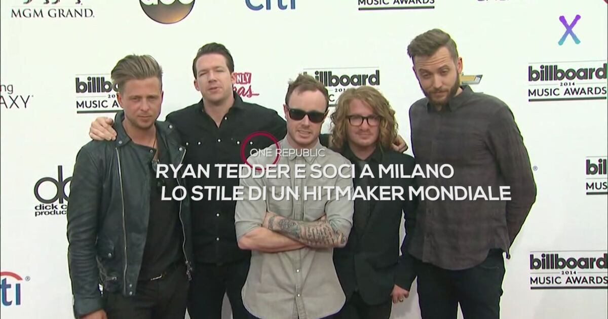 X-Style: OneRepublic a Milano, la lezione di stile di Ryan Tedder Video ...