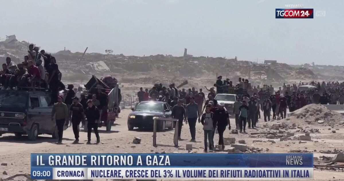 Tgcom24: Breaking News delle 09.00 | Il grande ritorno a Gaza Video ...