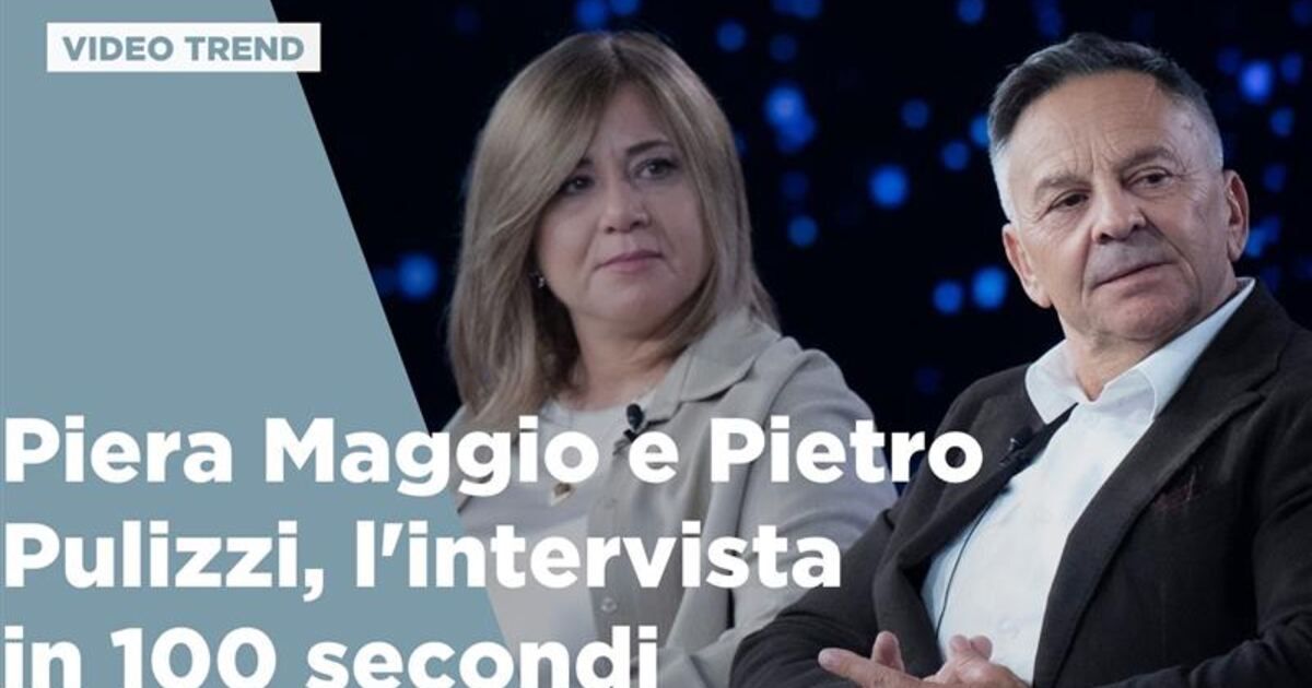 Verissimo: Piera Maggio e Pietro Pulizzi, l'intervista in 100 secondi ...
