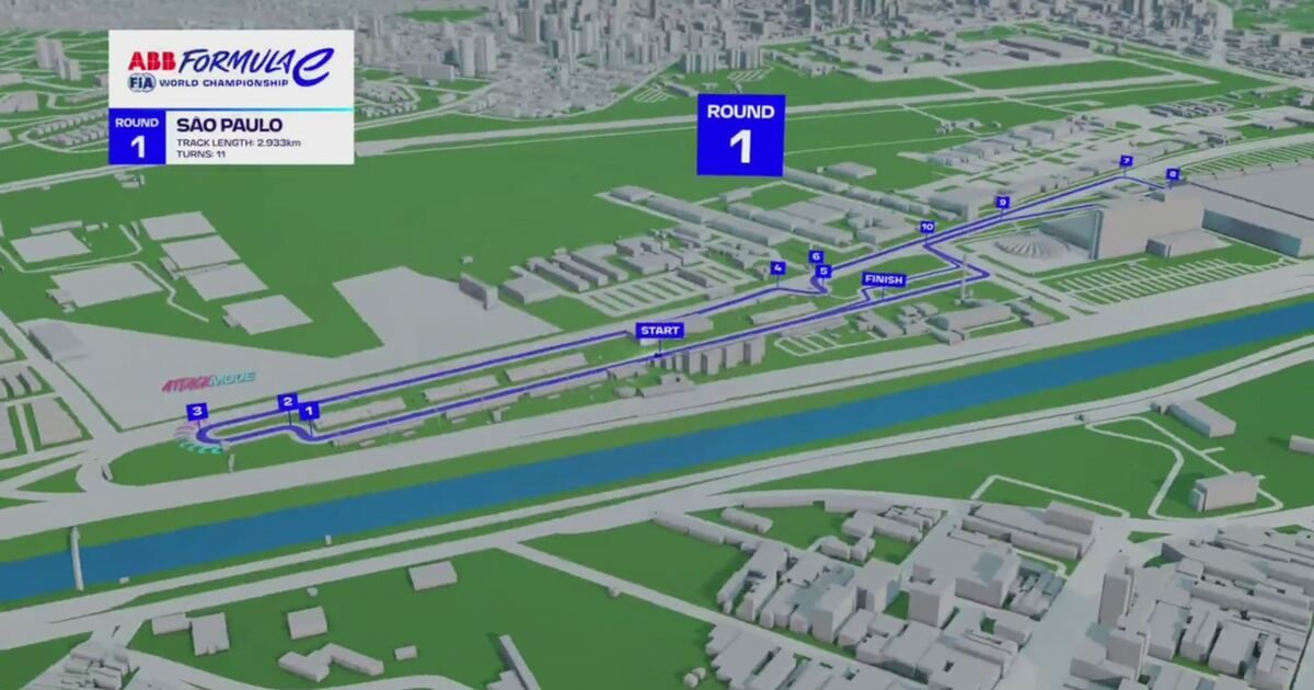Formula E: Il circuito di San Paolo del Brasile Video | Mediaset Infinity