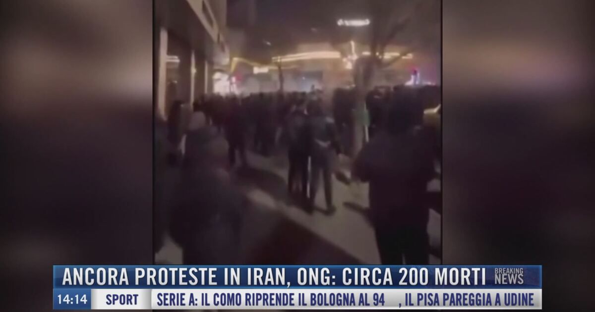 Tgcom24: Breaking News delle 14.00 | Ancora proteste in Iran, Ong ...
