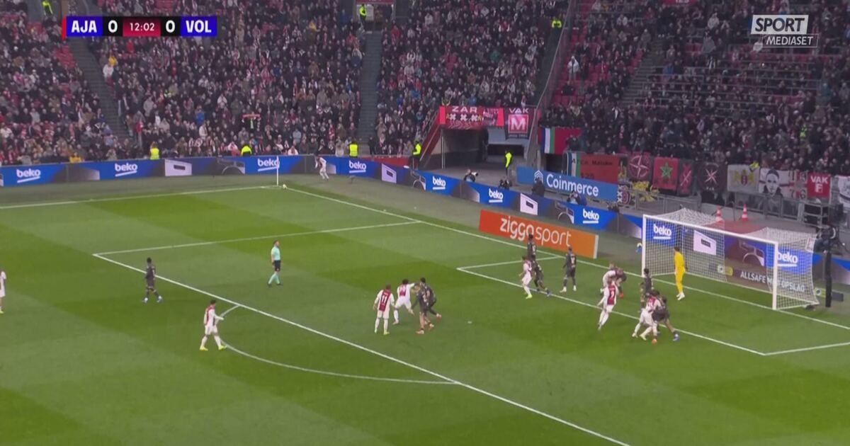 SportMediaset: Ajax, 31 tiri totali ma solo due gol: alla fine decide ...