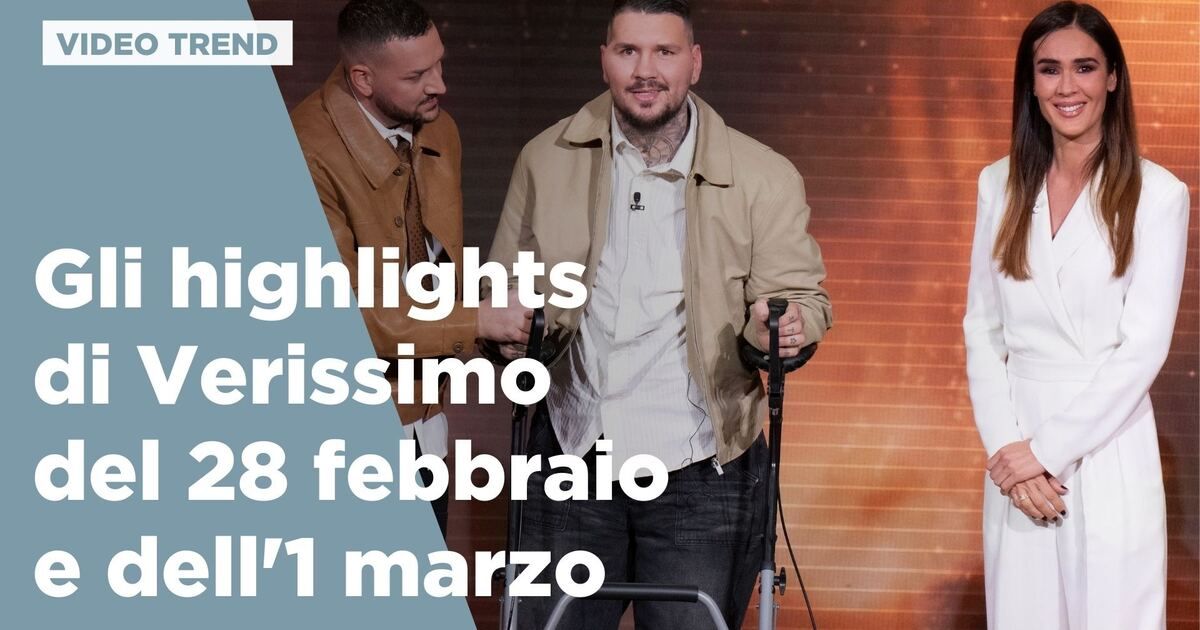 Verissimo: Gli highlights di Verissimo del 28 febbraio e dell'1 marzo ...