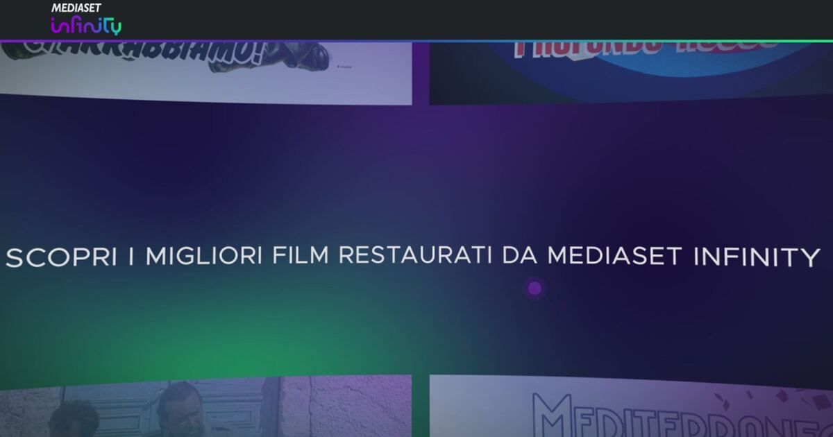 Promo: I film cult del cinema restaurati da Mediaset Infinity Video ...