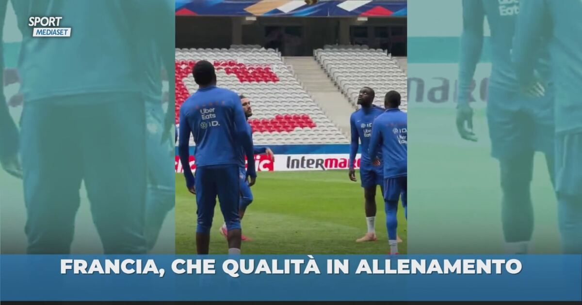 SportMediaset: Francia: che qualità in allenamento! Video | Mediaset ...
